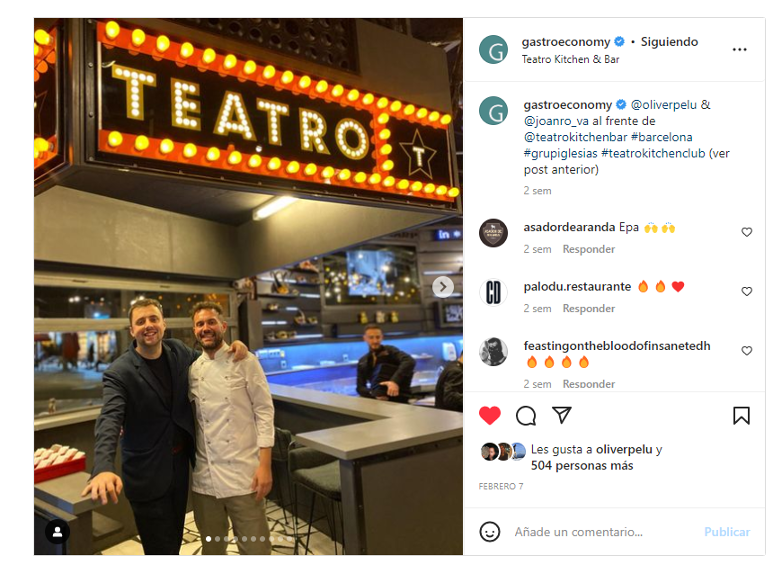 Prensa - Teatro Kitchen Bar